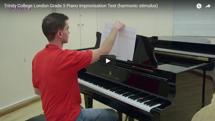 Example Piano Improvisation Test (stylistic stimulus): Grade 4