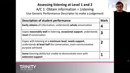 ESOL Skills for Life - Teacher Assessment Grades Resources