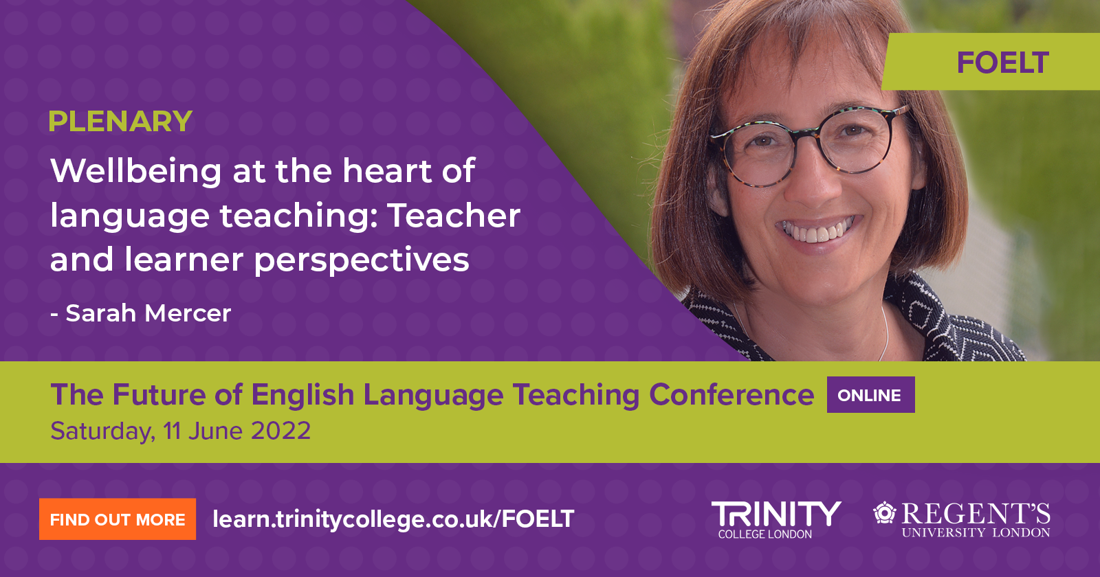 Sarah Mercer: Wellbeing at the heart of language teaching: Teacher and ...